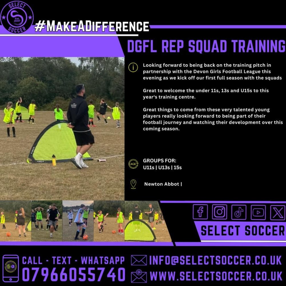 DGFL Rep Squad - Devon Girls Football League
