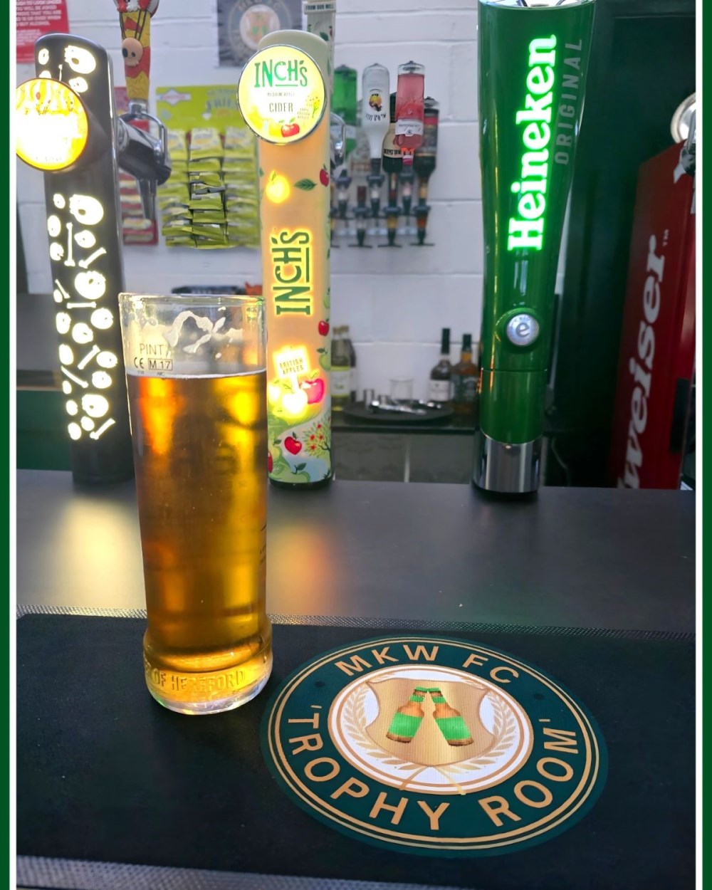 MKWFC Trophy Room Bar - MK Wanderers Football Club