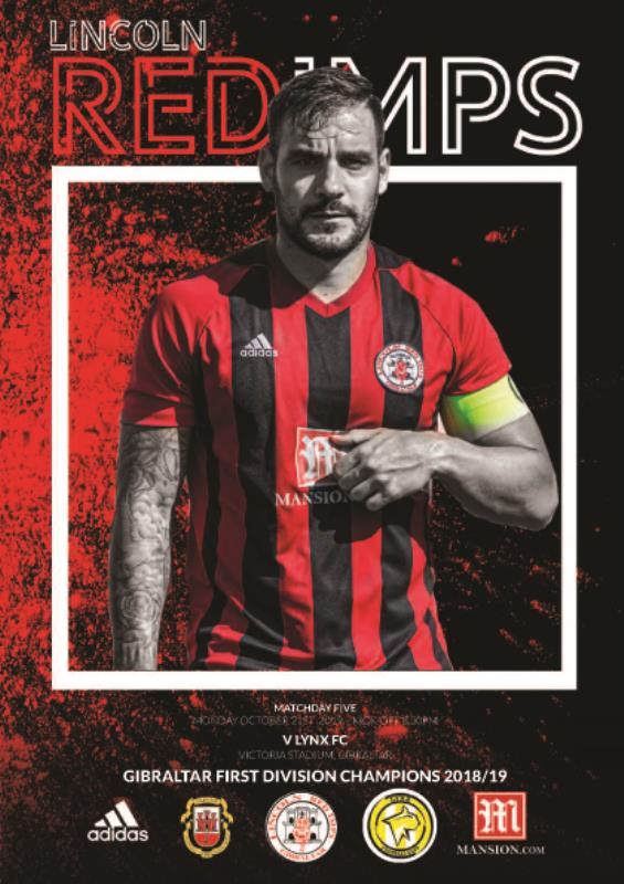 MATCH PROGRAMME - LINCOLN RED IMPS