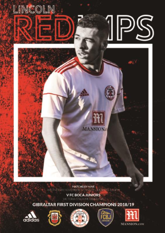 MATCH PROGRAMME - LINCOLN RED IMPS