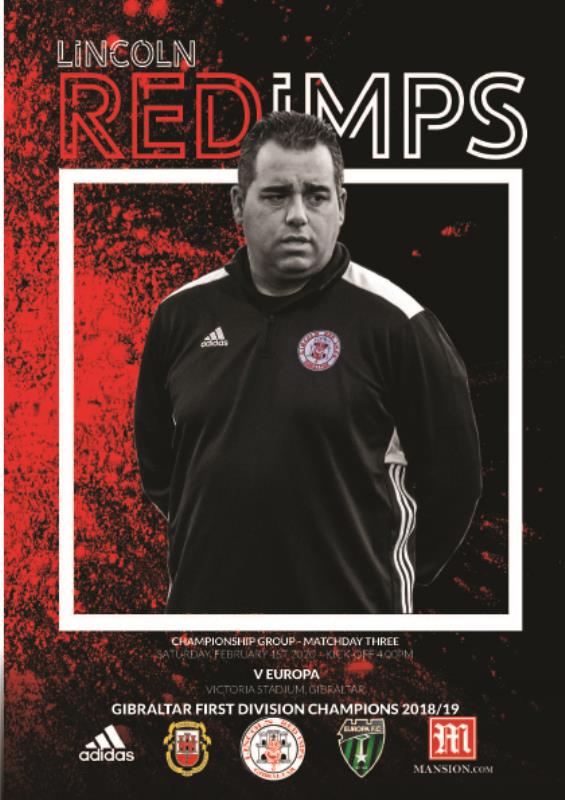 MATCH PROGRAMME - LINCOLN RED IMPS