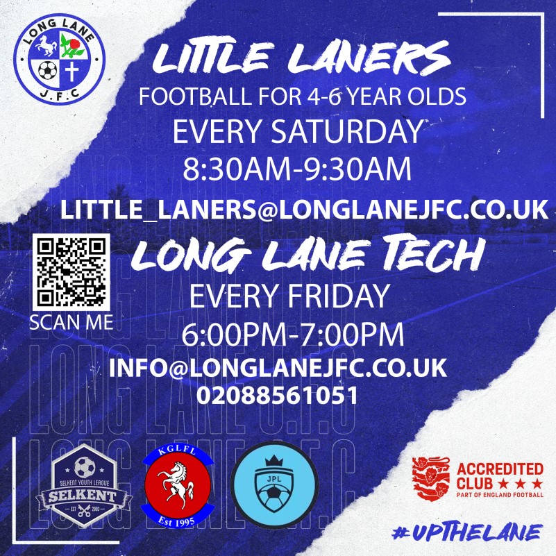 Welcome to the official website of Long Lane JFC | Blackheath, London