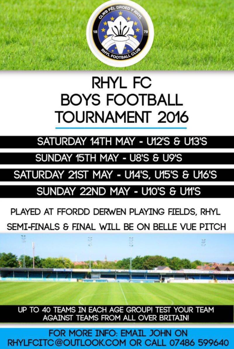 Rhyl FC - Boys Tournament - May 2016