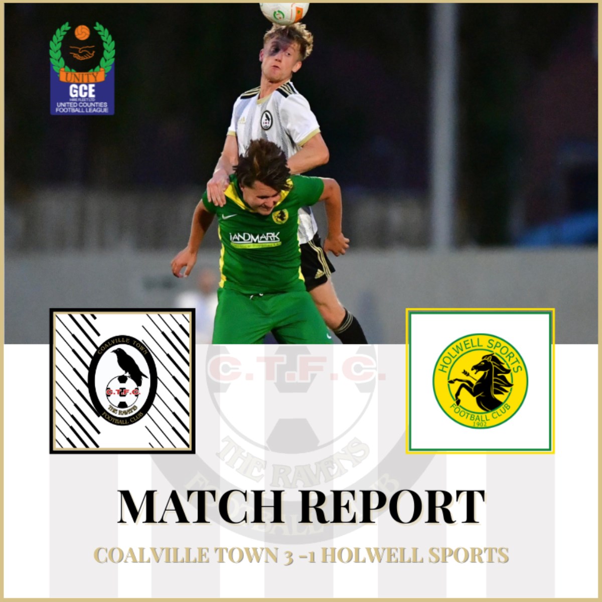 Coalville Town FC 3–1 Holwell Sports FC - Match Report - Coalville Town ...