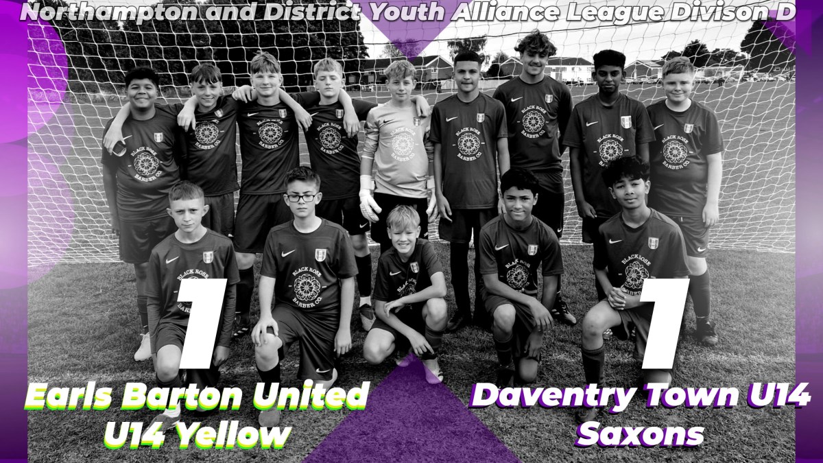 Earls Barton United U14 Yellow 1–1 Daventry Town u14s Saxons - Match ...
