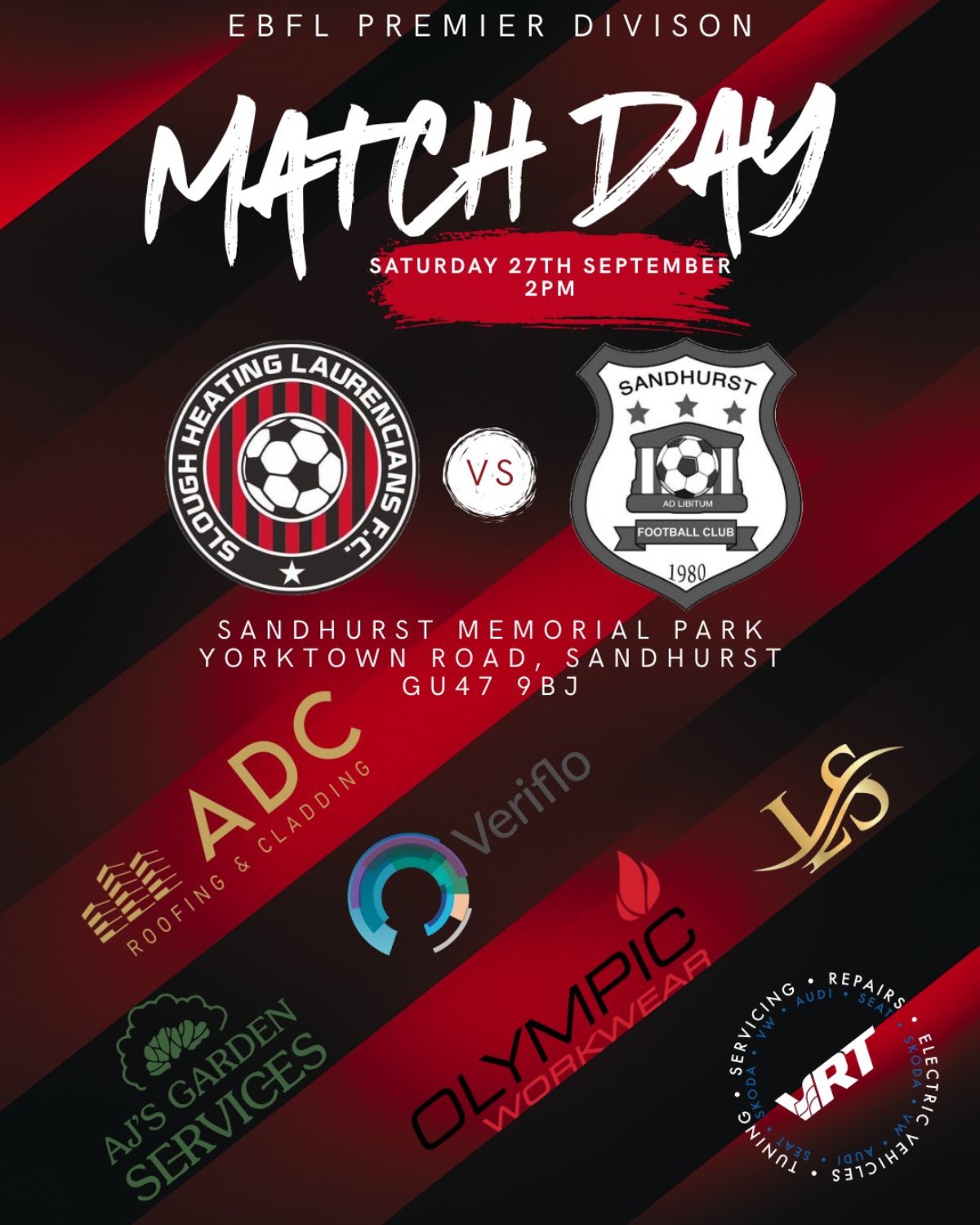 Sandhurst FC 2–3 Slough Heating Laurencians FC - Match Report - SLOUGH ...