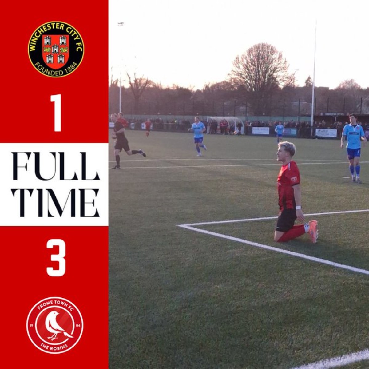 Winchester City FC First Team 1–3 Frome Town - Match Report ...