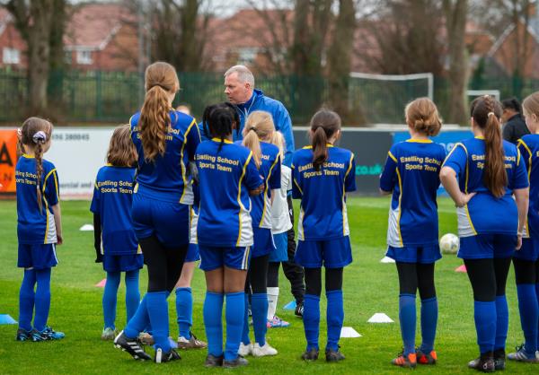 Alessia Russo visit 29 February 2024 - Bearsted FC | Maidstone, Kent