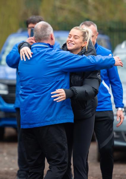 Alessia Russo visit 29 February 2024 - Bearsted FC | Maidstone, Kent