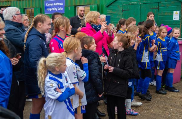 Alessia Russo visit 29 February 2024 - Bearsted FC | Maidstone, Kent