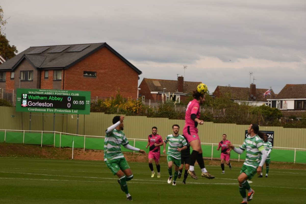 Waltham Abbey 5–2 First Team - Match Report - Gorleston Football Club