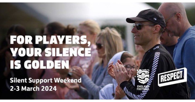 SJFC supports the FA Silent Weekend - Shrewsbury Juniors Football Club