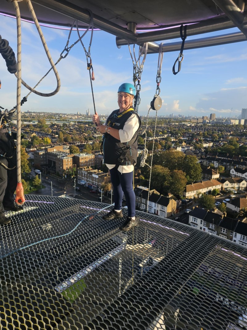 Kathy Conquers the Skywalk! - Potters Bar Crusaders Football Club