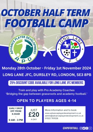 Welcome to the official website of Long Lane JFC | Blackheath, London