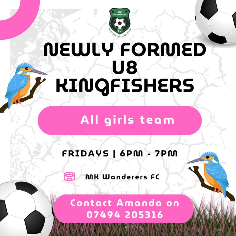 New U8 Kingfishers - MK Wanderers Football Club