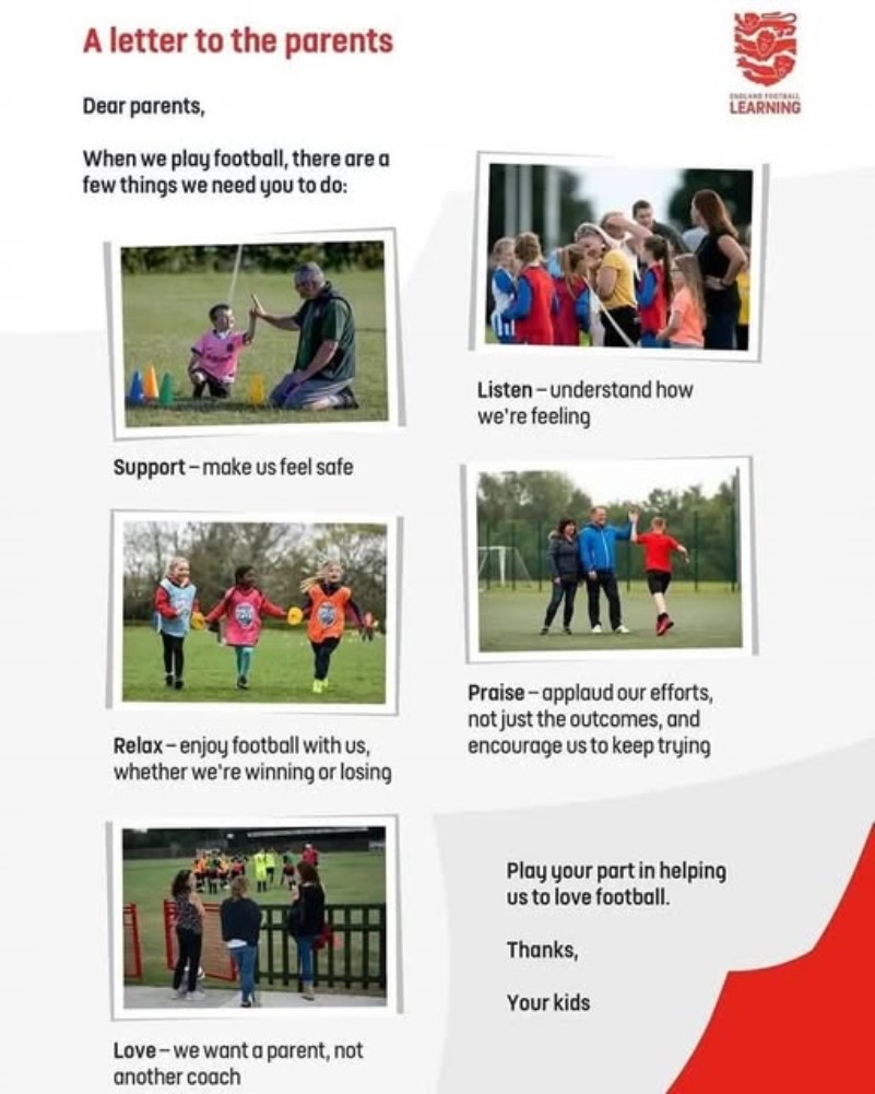 "Dear Parents......" - MK Wanderers Football Club