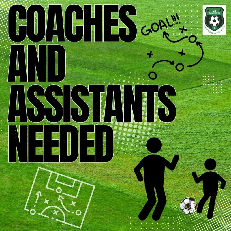 COACH(ES) NEEDED - for 25/26 season • - MK Wanderers Football Club
