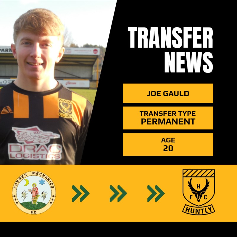 TRANSFER NEWS: Full Back Returns To Club - Huntly Football Club