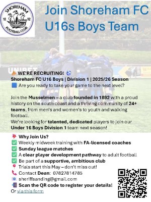 Welcome to the official website of Shoreham FC | Shoreham By Sea, West ...