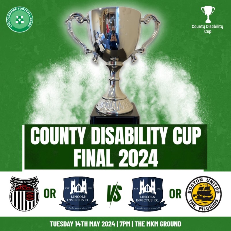 Re-Arranged Lincolnshire FA County Disability Cup - Lincoln Invictus