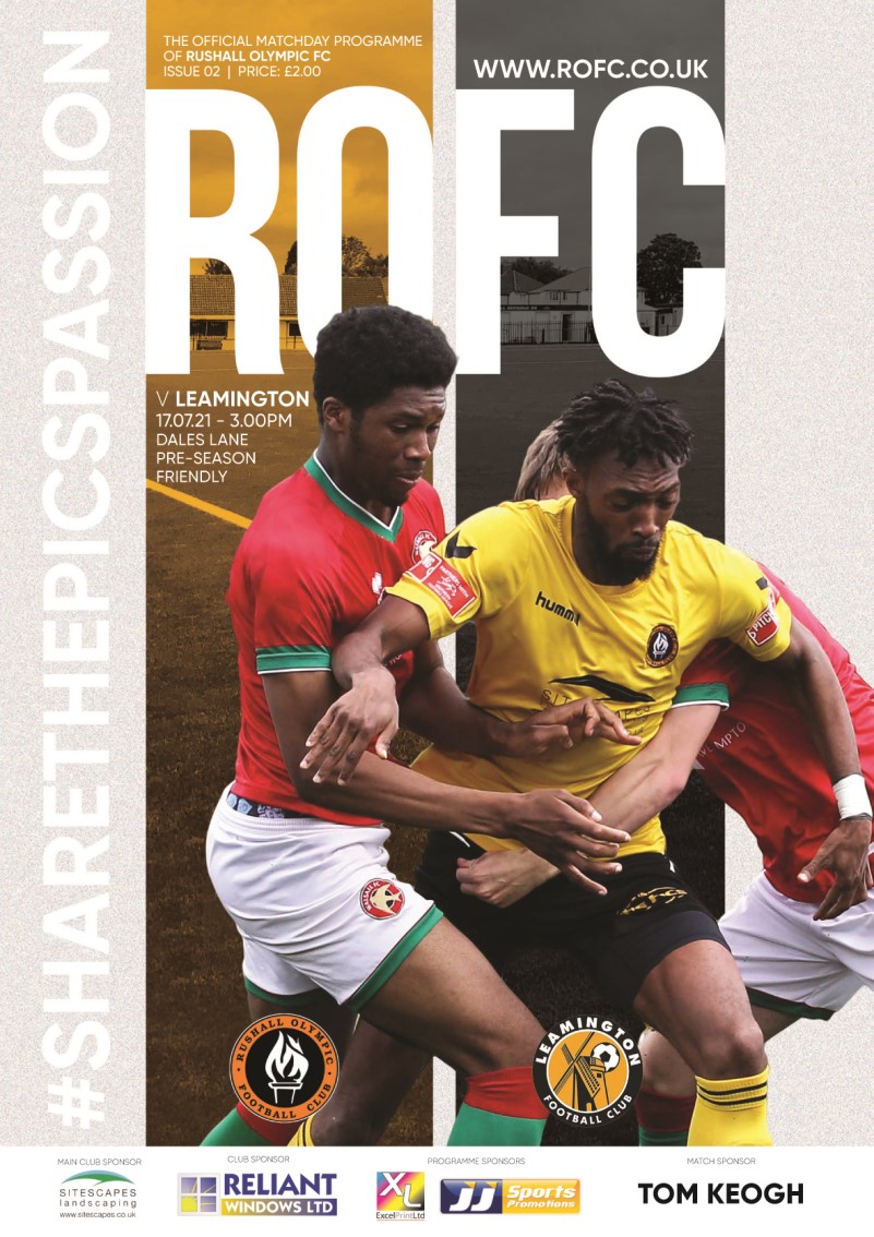 MATCHDAY PROGRAMME: ANOTHER GREAT ISSUE AVAILABLE ON SATURDAY - RUSHALL ...