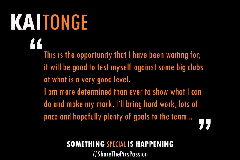 SOMETHING SPECIAL IS HAPPENING: TONGE TO LET HIS FOOTBALL DO THE ...