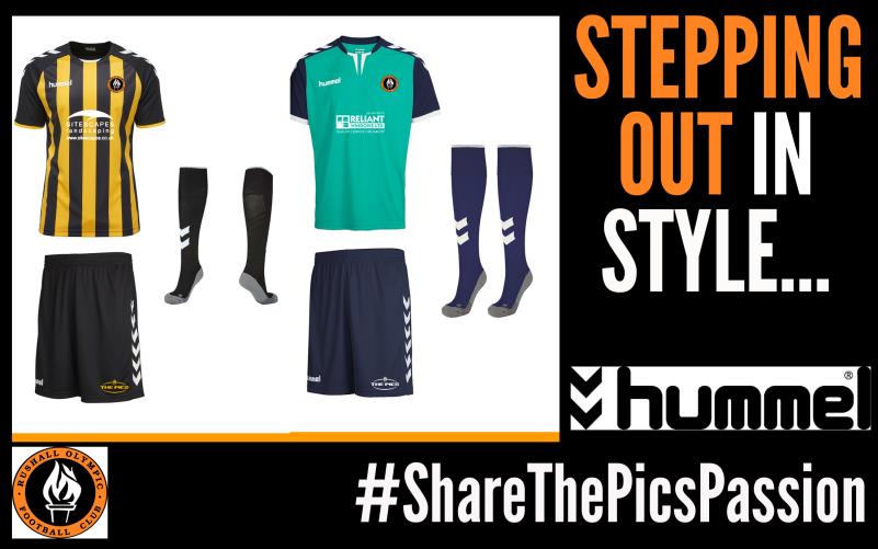 PICS STEP OUT IN STYLE WITH NEW HUMMEL KITS - RUSHALL OLYMPIC FC