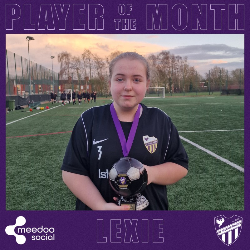 St Helens Rovers Football Club, U14 Girls - February Player of the Month