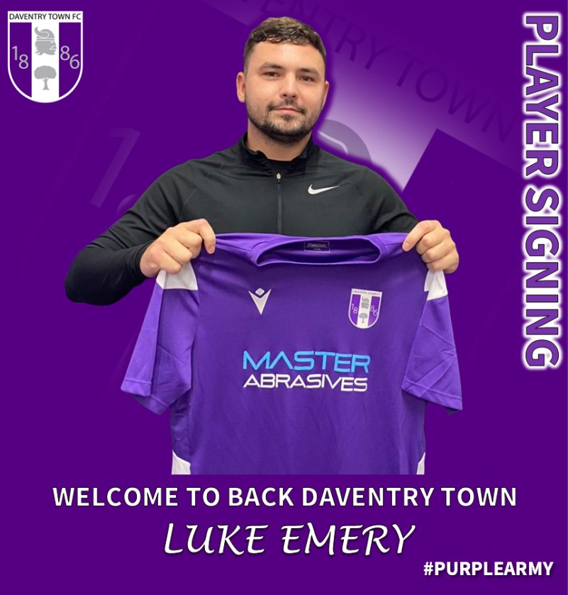 New Signing: Luke Emery - Daventry Town