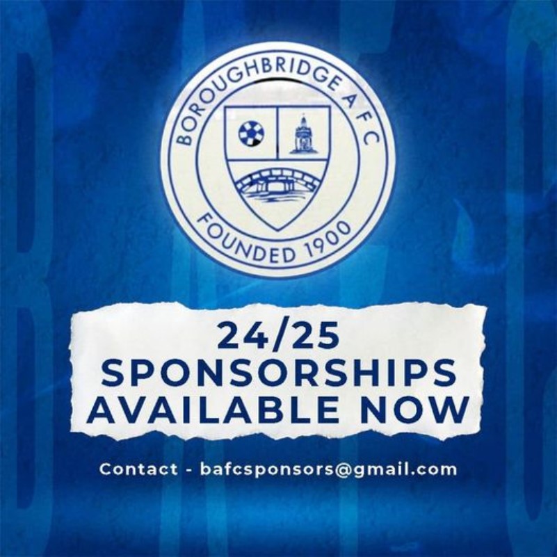 Boroughbridge AFC, 📢DO YOU WANT TO BE A SPONSOR📢