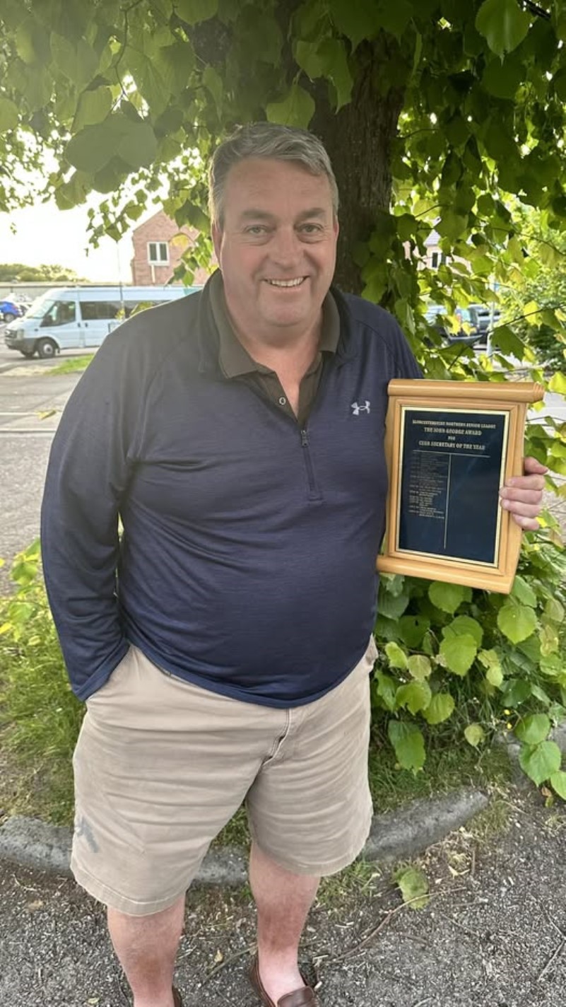 Whippo is Secretary of the Year! - Brockworth Albion FC