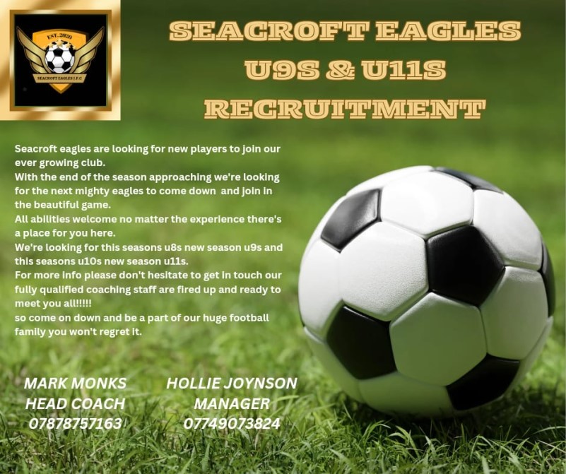 We are recruiting!!! - Seacroft Eagles JFC