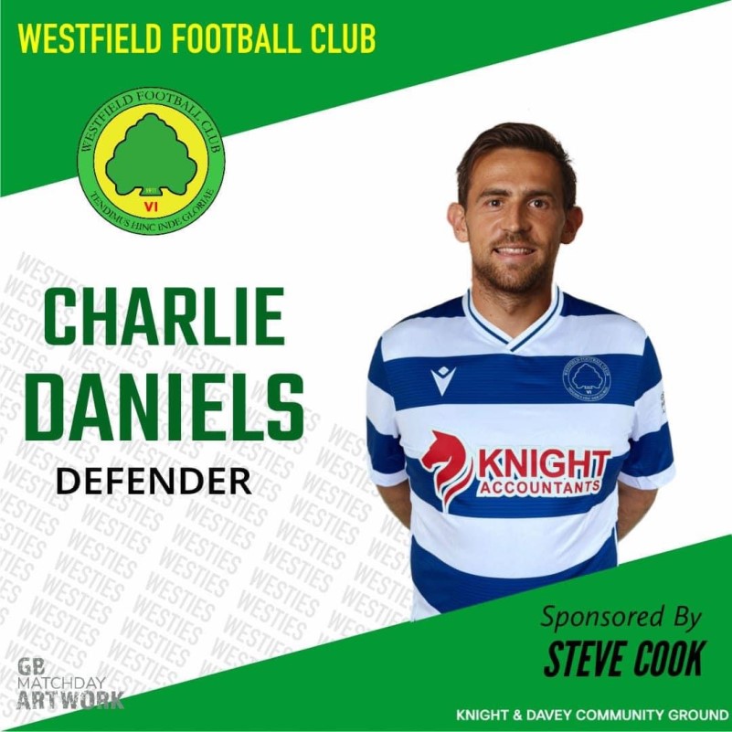 Westfield Sign Charlie Daniels - Westfield Football Club (Sussex)
