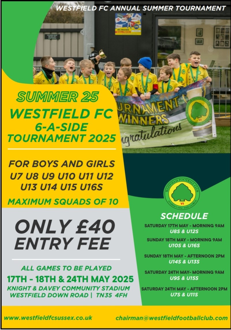 Summer Tournament 2025 - Westfield Football Club (Sussex)