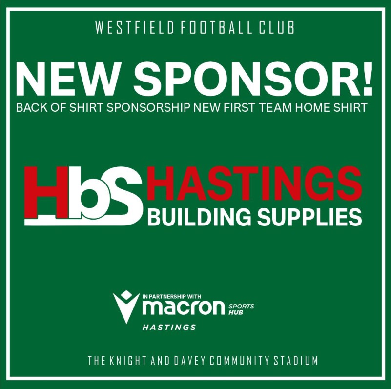 New Sponsor Signs ! - Westfield Football Club (Sussex)