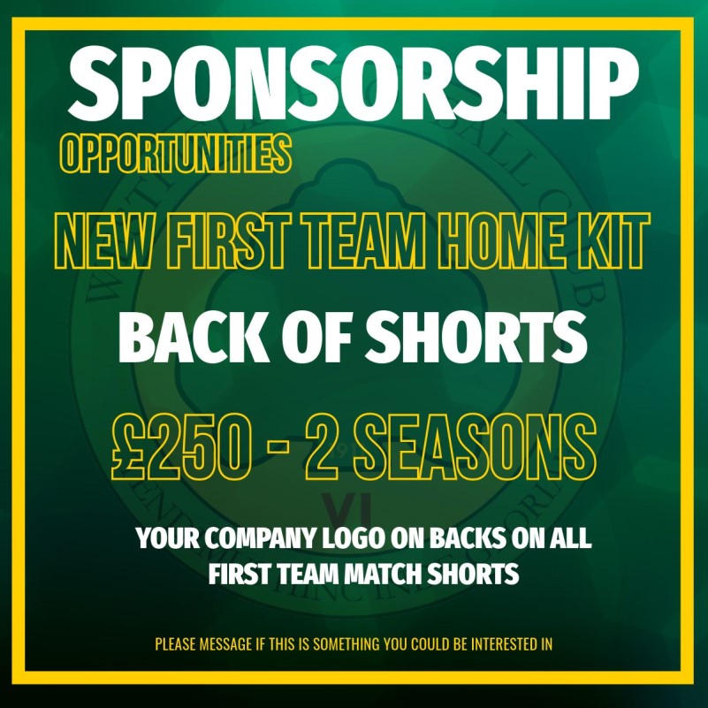 Sponsorship Opportunity ! - Westfield Football Club (Sussex)