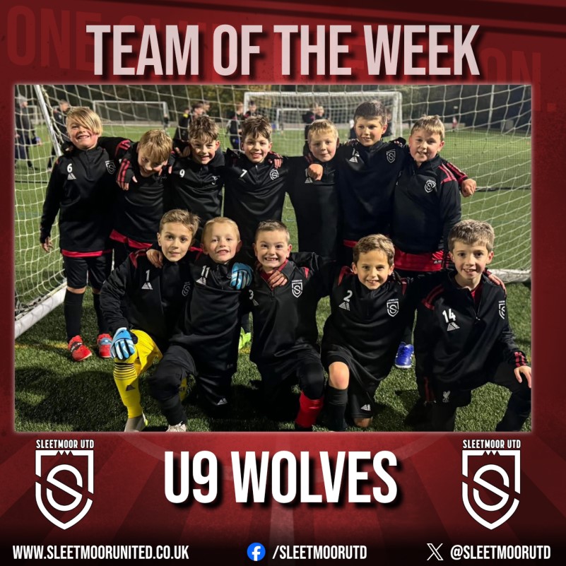 Sleetmoor United, Team of the Week - U9 Wolves