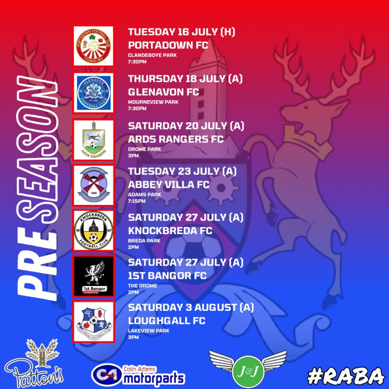 PRE SEASON FRIENDLY VS GLENAVON - Ards Football Club