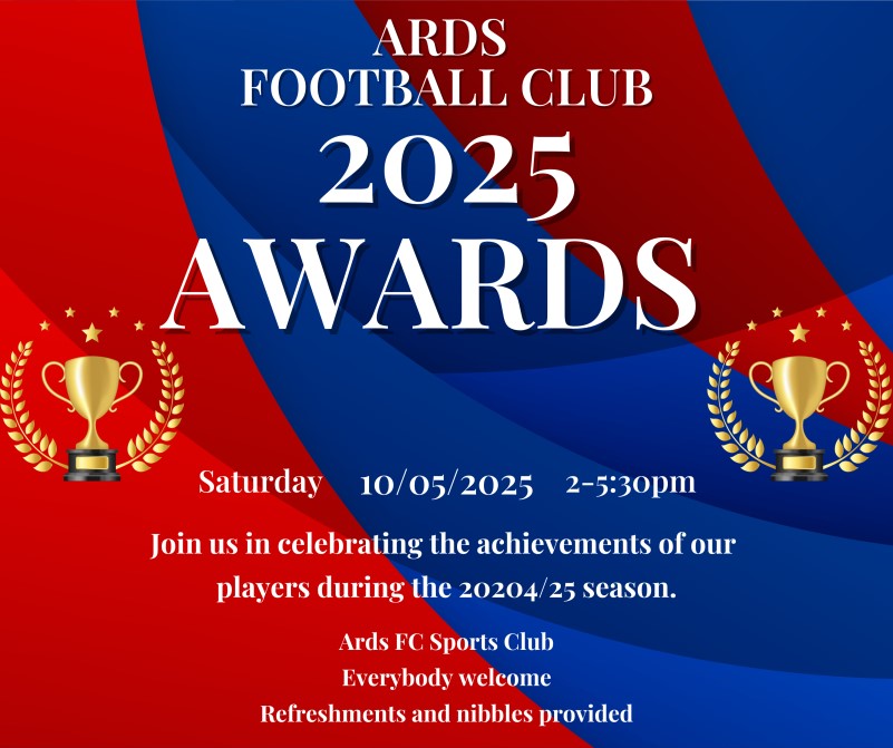 Ards FC Awards 2025 - Ards Football Club