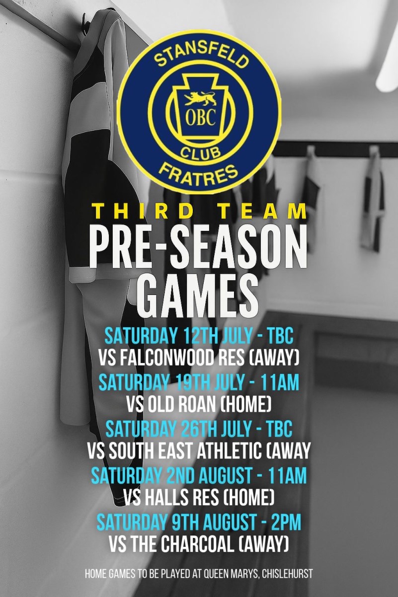 PRE-SEASON 25/26 - Third Team - Stansfeld FC