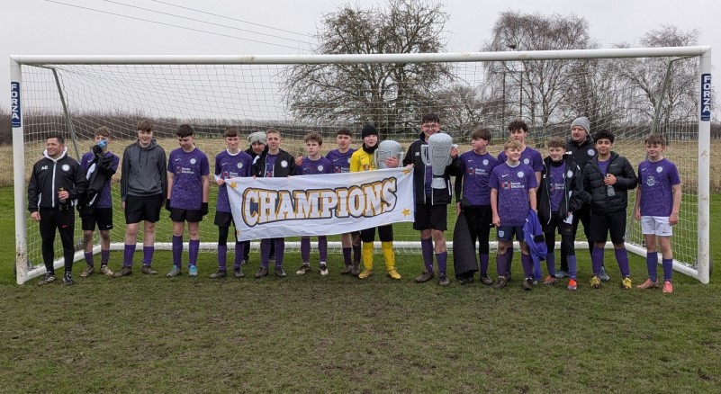 Under 15's secure league title - Amaranth Crossgates