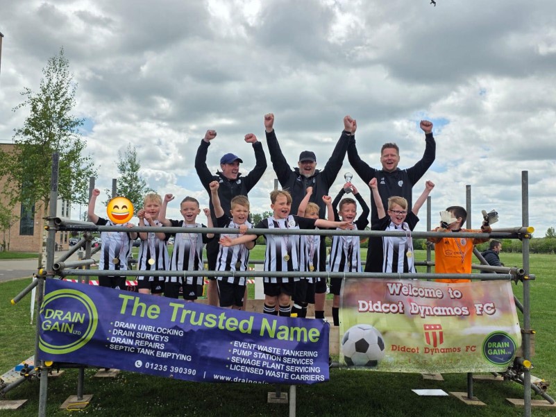 U7 winners of "Didcot Dynamos UEFA Cup" - Grove Challengers FC