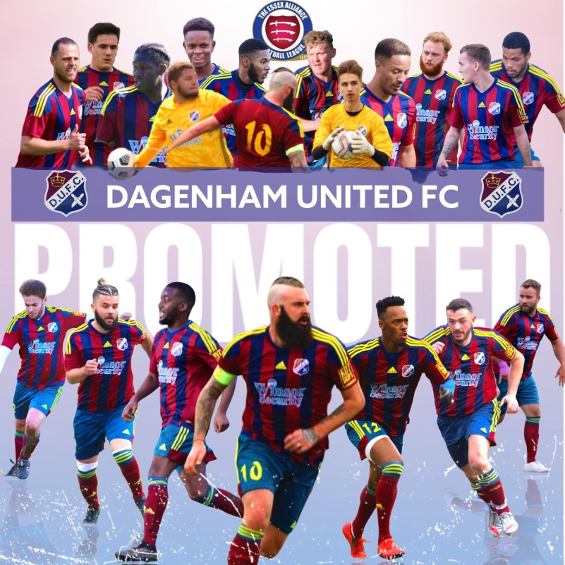 Promotion! - Dagenham Mens On The Up! - Dagenham United FC