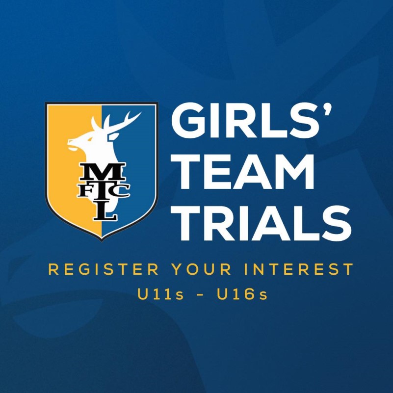 Announcement - Girls Team Trials - Mansfield Town Ladies FC