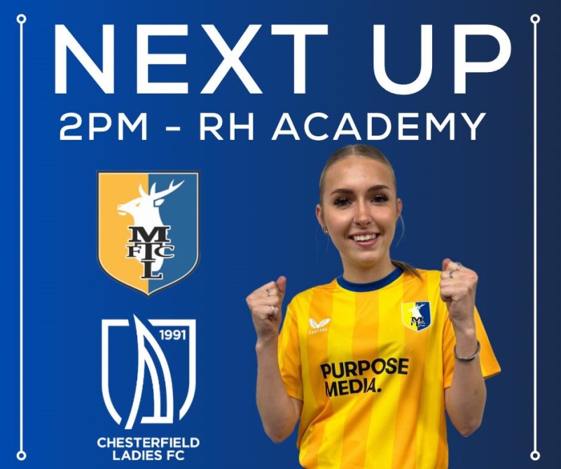 Next up - Local rivals - Mansfield Town Ladies FC