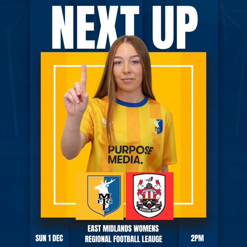 Next up - Back at home - Mansfield Town Ladies FC