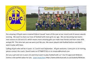 Latest Club News at Didcot Casuals Football Club | Didcot, Oxfordshire