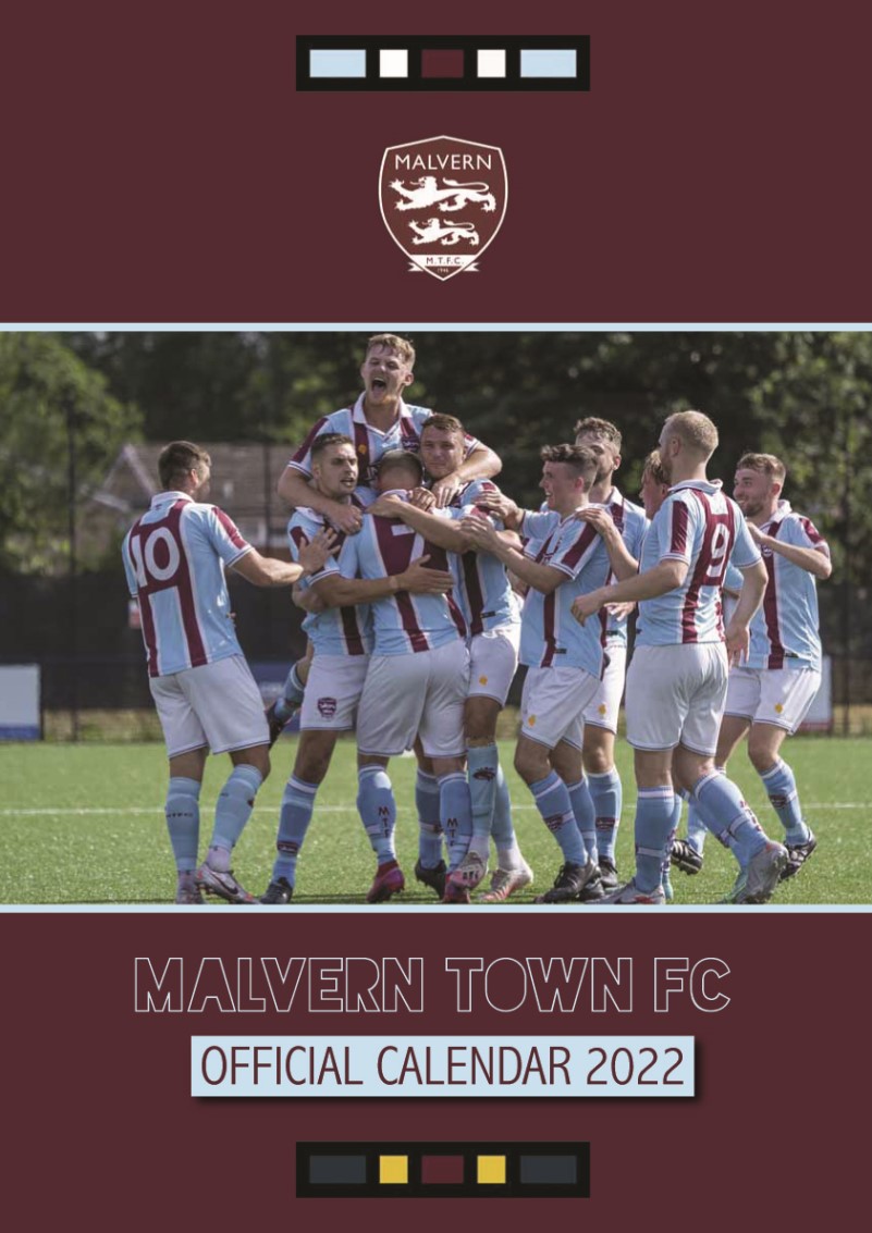2022 CALENDAR NOW ON SALE - Malvern Town FC