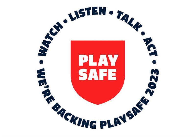 Supporting Play Safe weekend - Barnet Nightingales