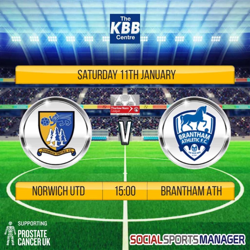 This Weekend's Fixtures - BRANTHAM ATHLETIC